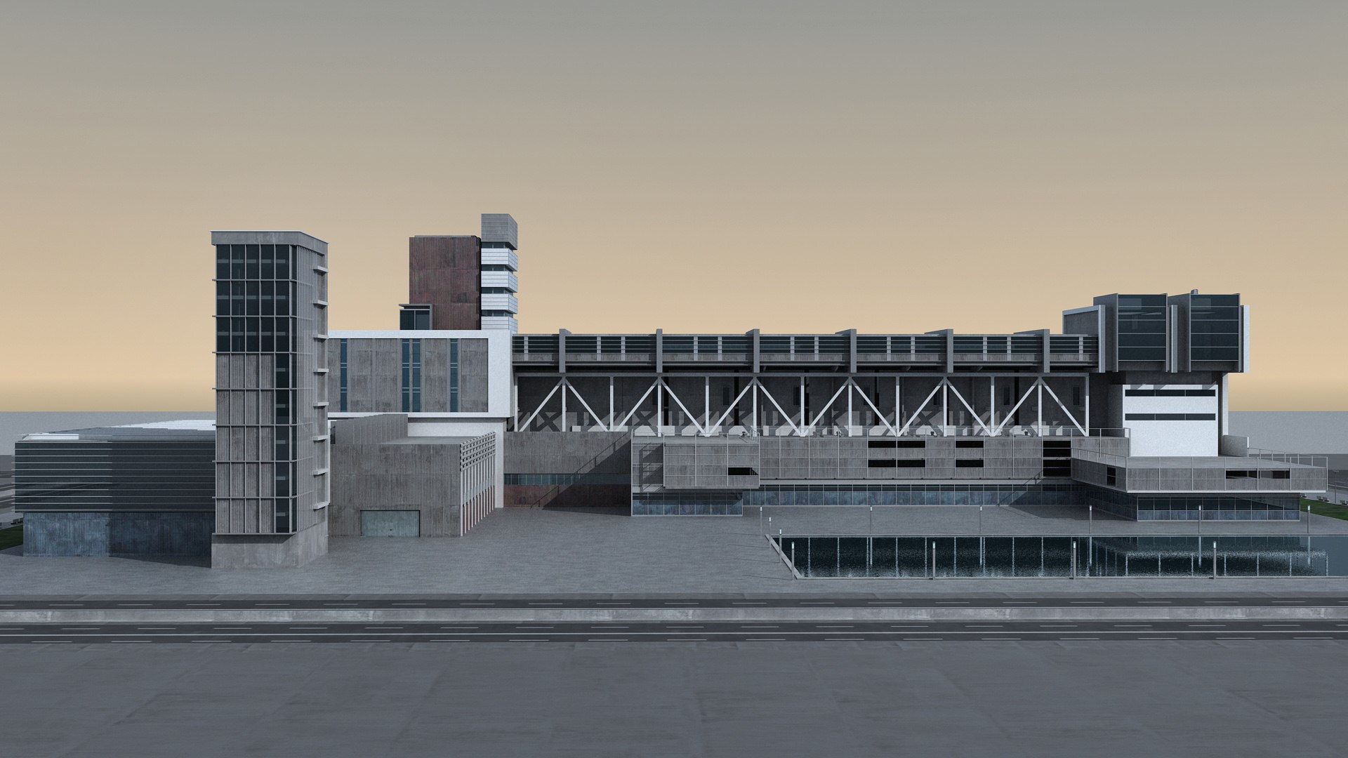 Modern Building 122 Scene 3D - TurboSquid 1720791