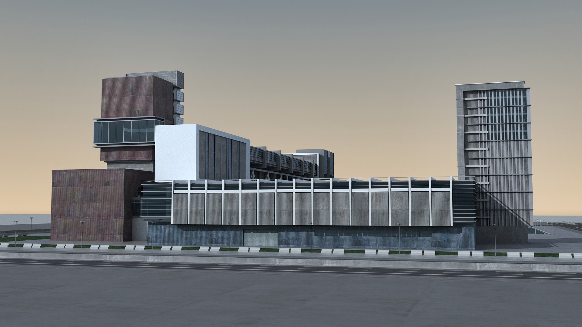 Modern Building 122 Scene 3D - TurboSquid 1720791