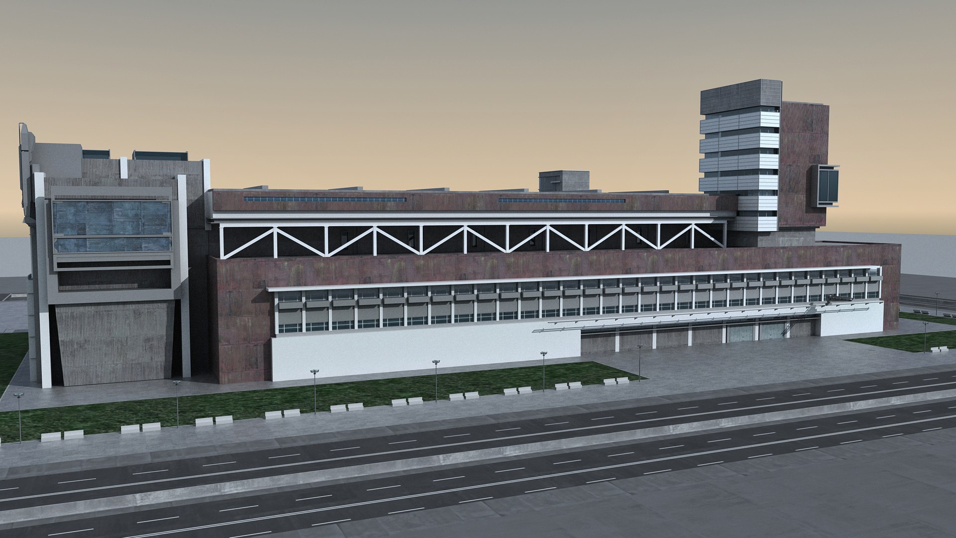 Modern Building 122 Scene 3D - TurboSquid 1720791