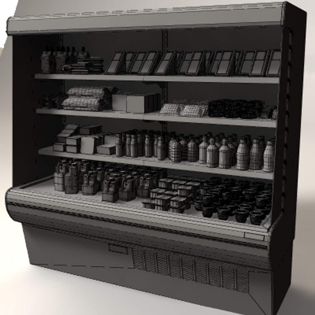 lwo convenience store chiller cabinet