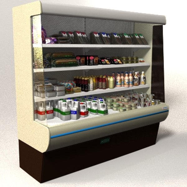 lwo convenience store chiller cabinet