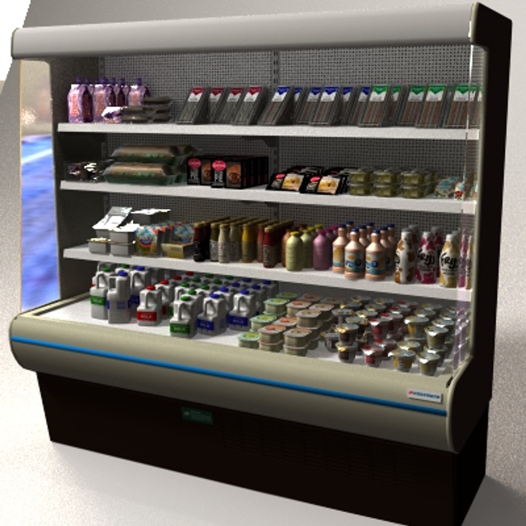 lwo convenience store chiller cabinet