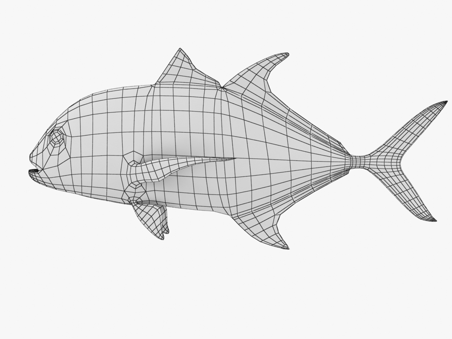 Giant Trevally 3d 3ds