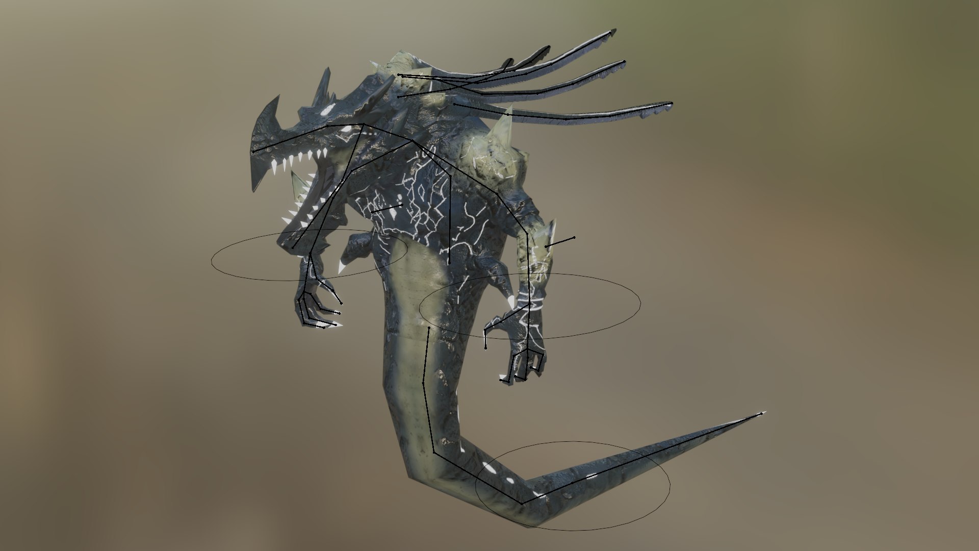 Dragonoid Serpent Model - TurboSquid 1937074