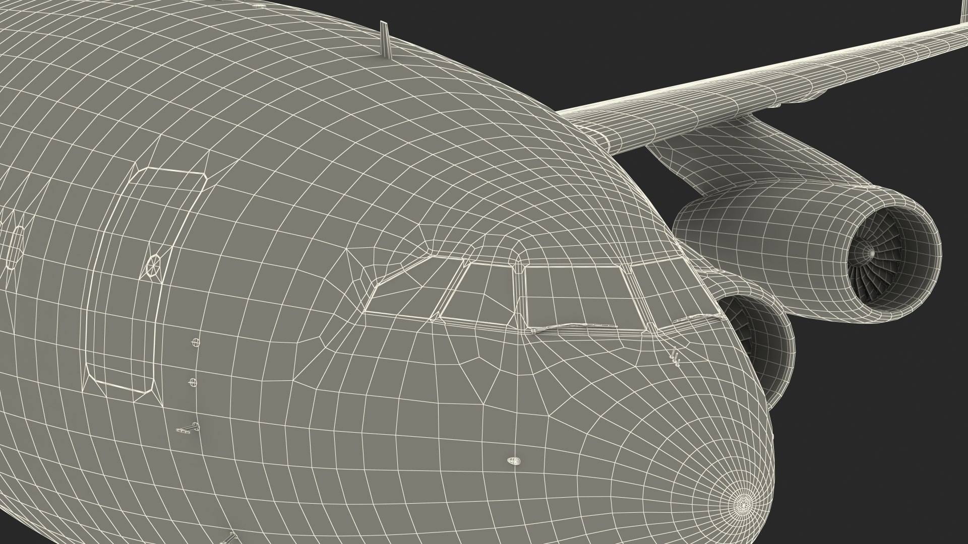 3D IL-96 Russian Presidential Aircraft Simple Interior Rigged ...