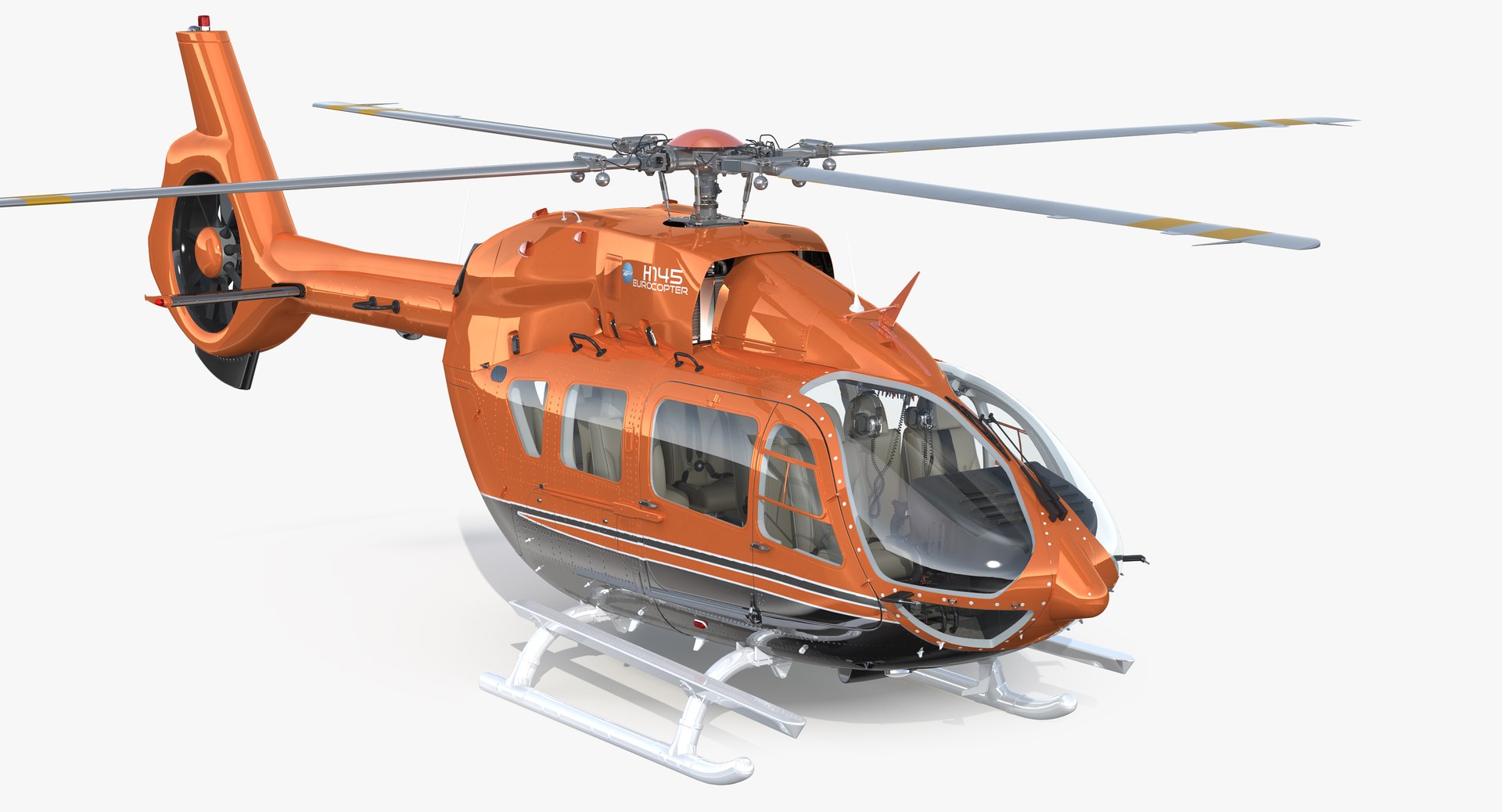 3D airbus helicopters h145 interior - TurboSquid 1348040