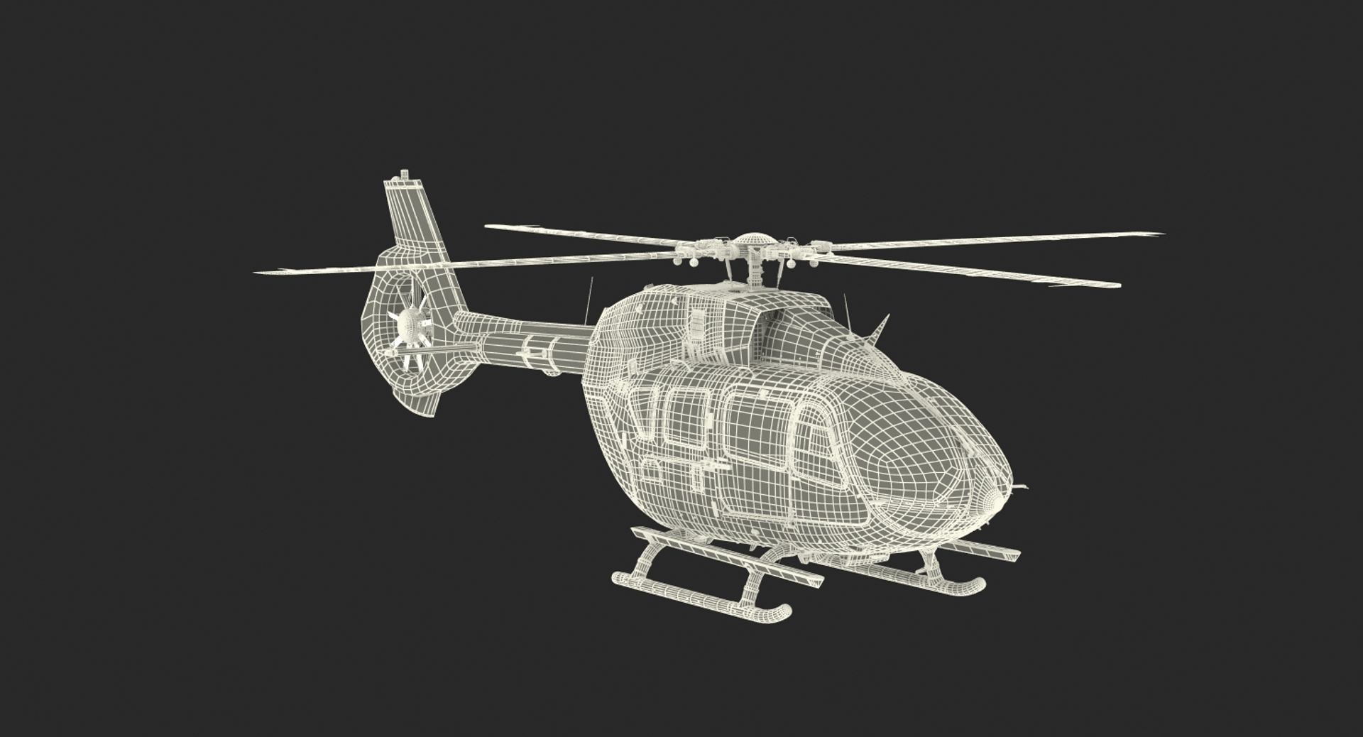 3D airbus helicopters h145 interior - TurboSquid 1348040