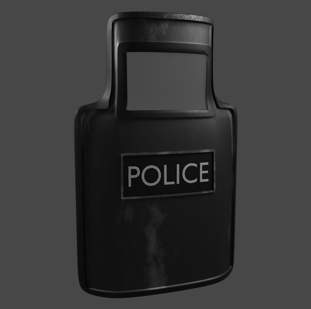3D Police Shield - TurboSquid 2244585
