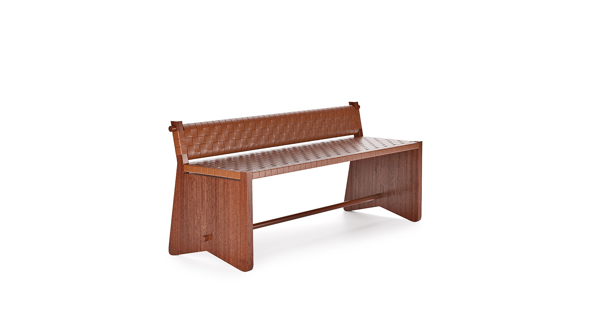 Bench Pierre Augustin Rose Subsellium 3D Model - TurboSquid 1777486