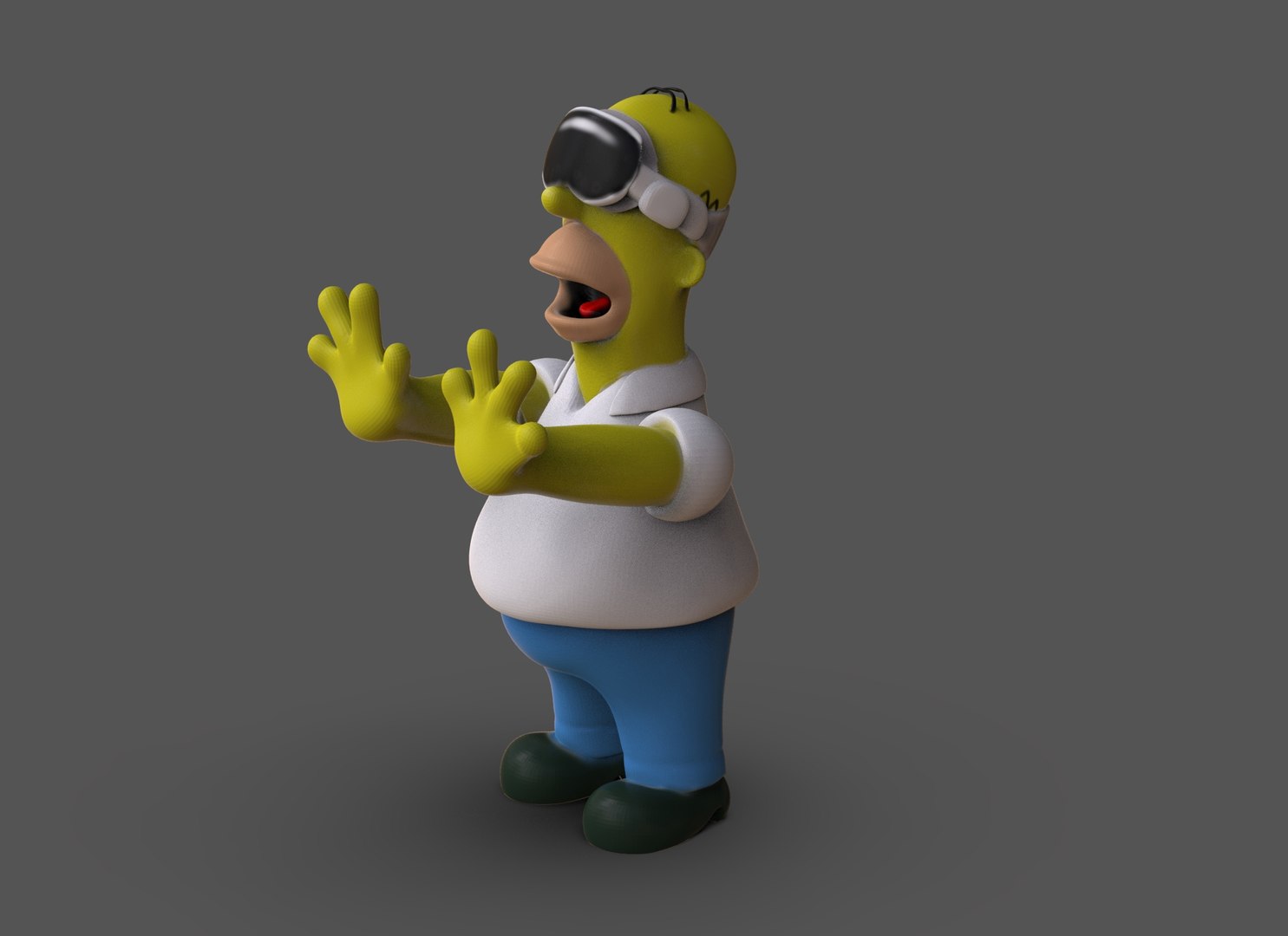 Vision Pro Homer 3D Model - TurboSquid 2187392