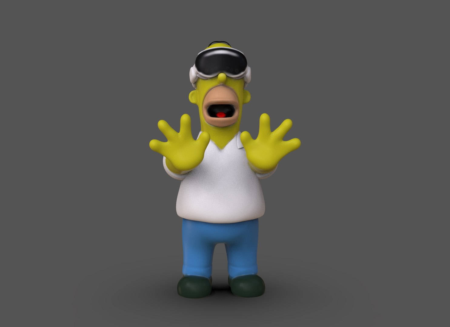 Vision Pro Homer 3D Model - TurboSquid 2187392
