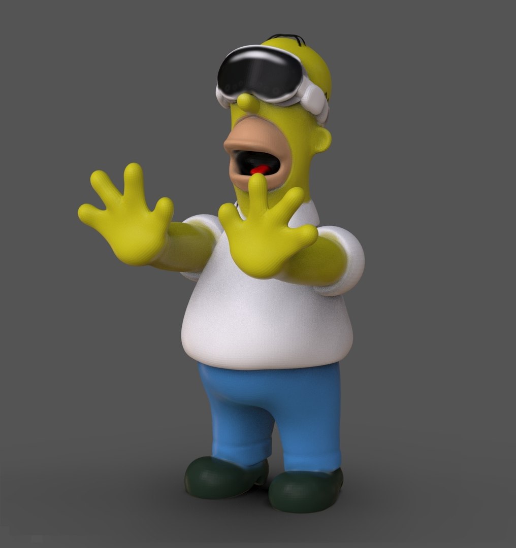 Vision Pro Homer 3D Model - TurboSquid 2187392