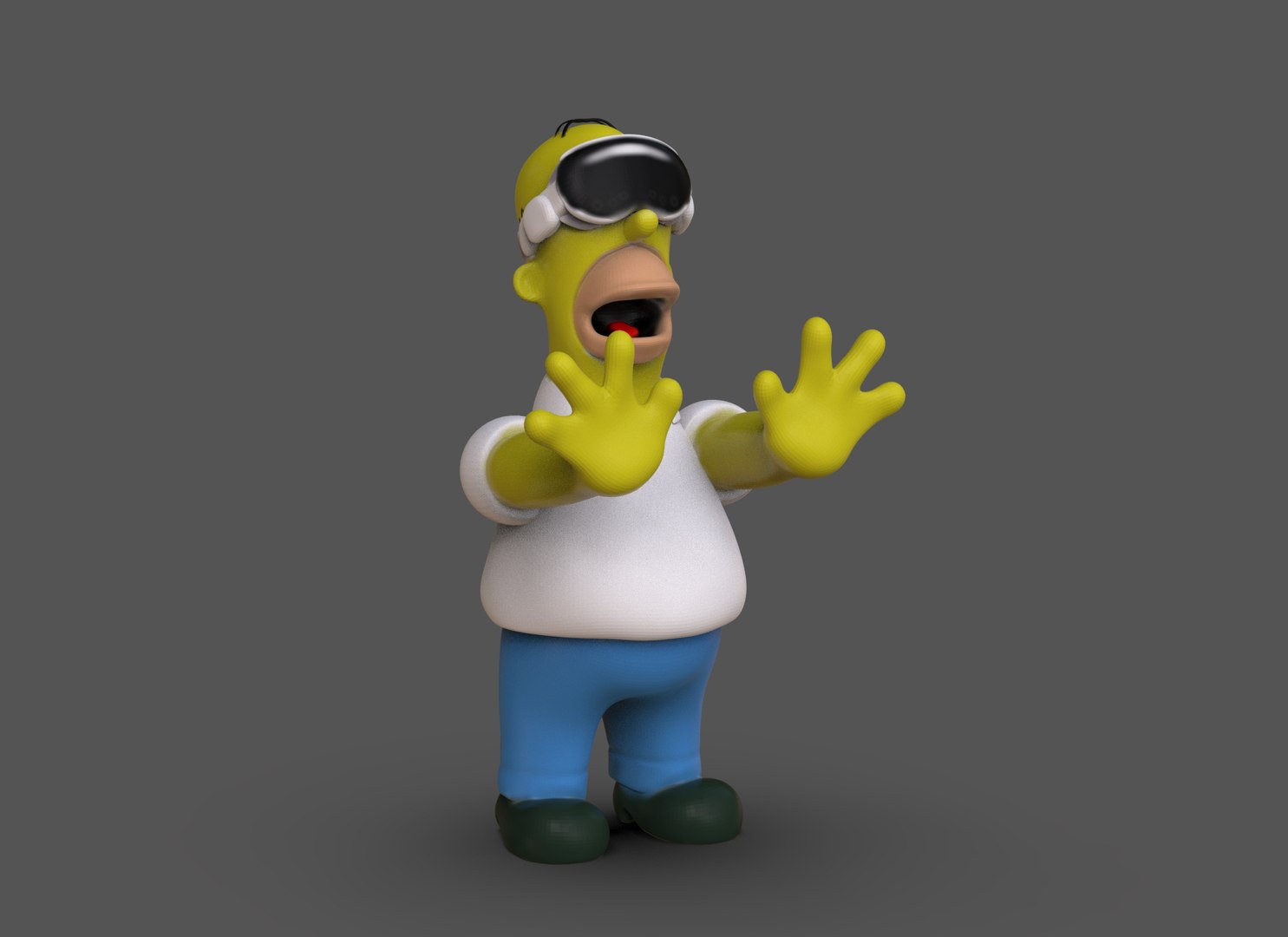 Vision Pro Homer 3D Model - TurboSquid 2187392