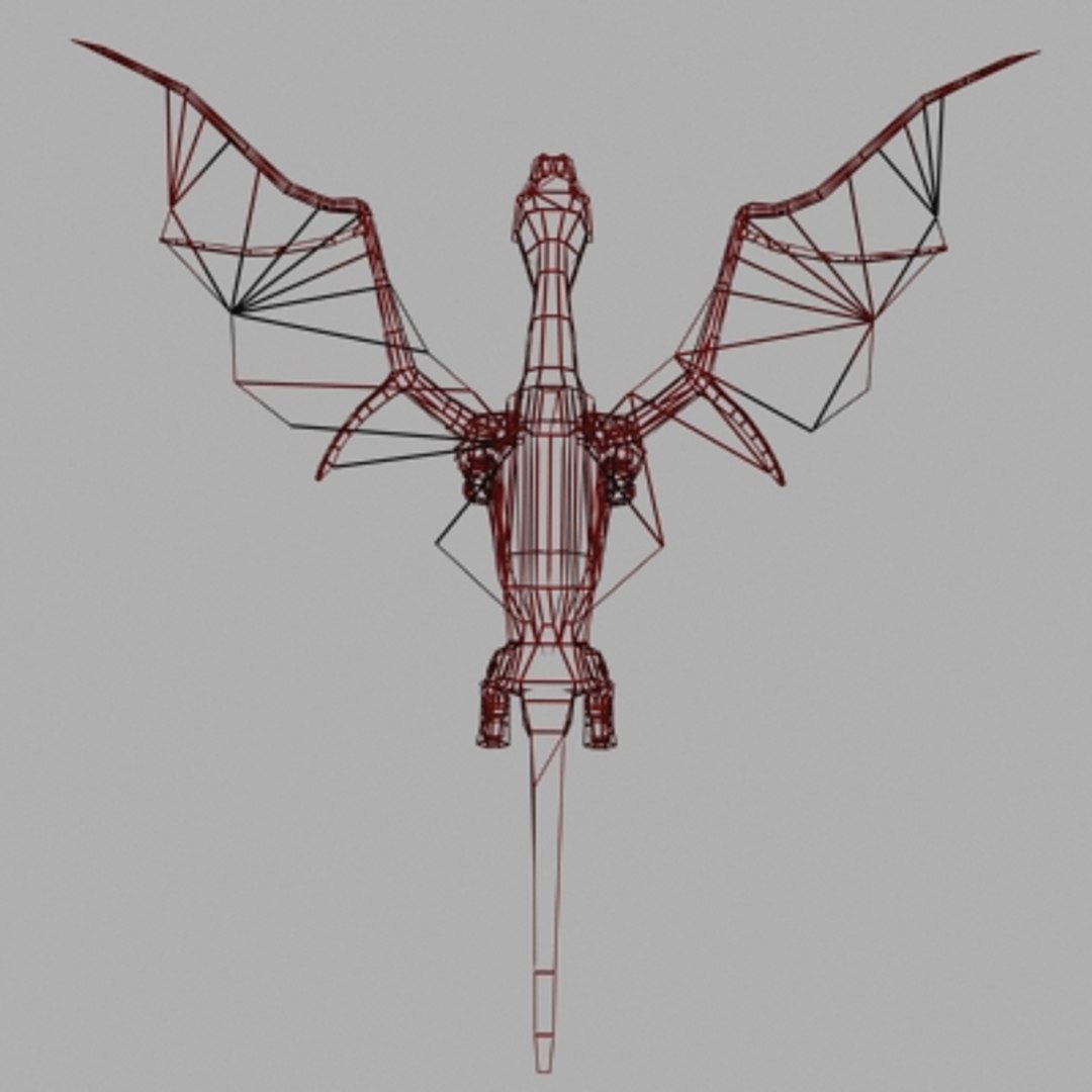 Dragon Wings 3d Model
