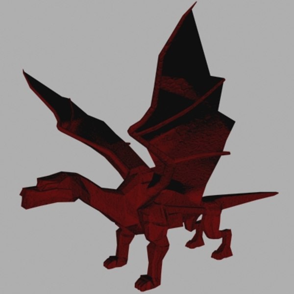dragon wings 3d model