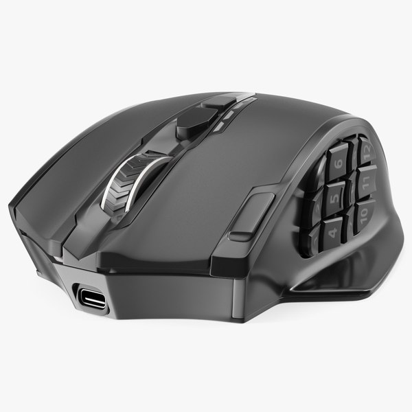 modelo 3d Wireless Gaming Mouse Reddragon IMPACT ELITE - TurboSquid 2099261