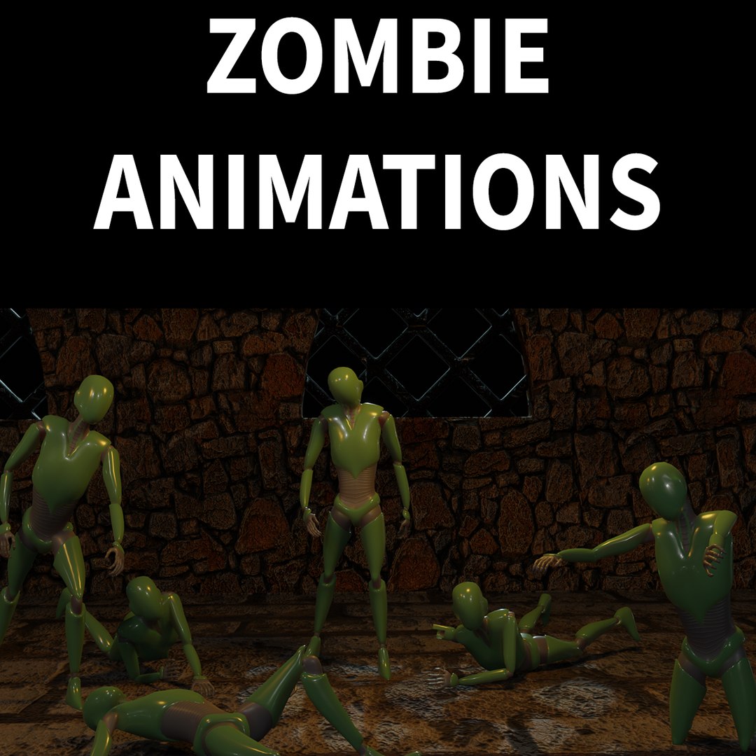 Zombie Animations - Motion Cast07 Vol1 3D - TurboSquid 1937962