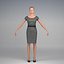 Woman Character People Rigged 3d Model
