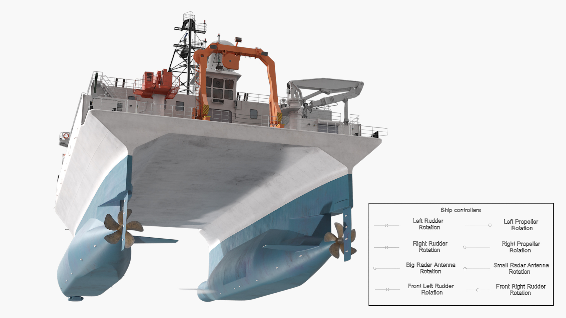 3D Oceanographic Research Vessel Rigged - TurboSquid 2387193