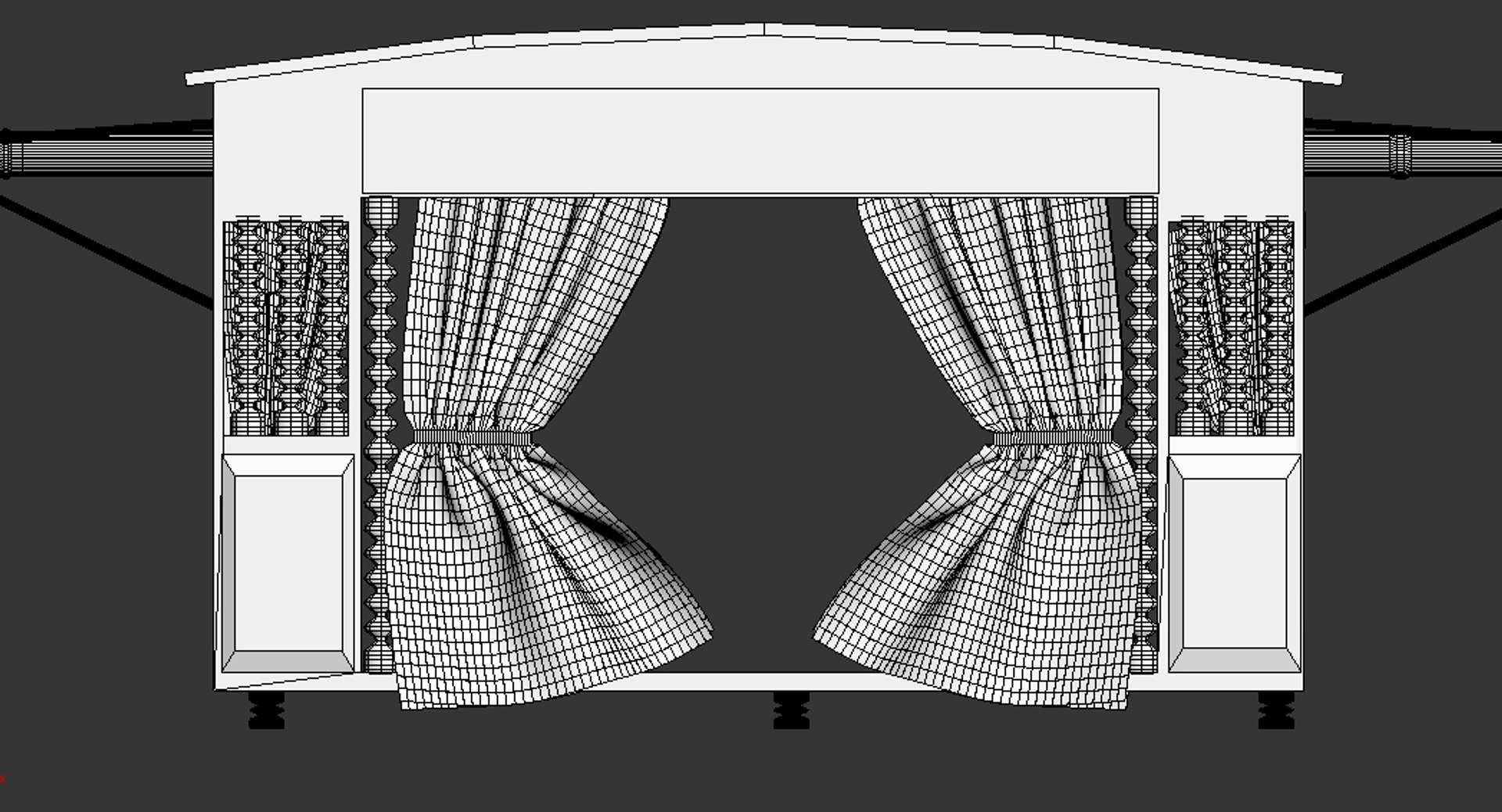 Palanquin Carriage 3D Model - TurboSquid 1515169