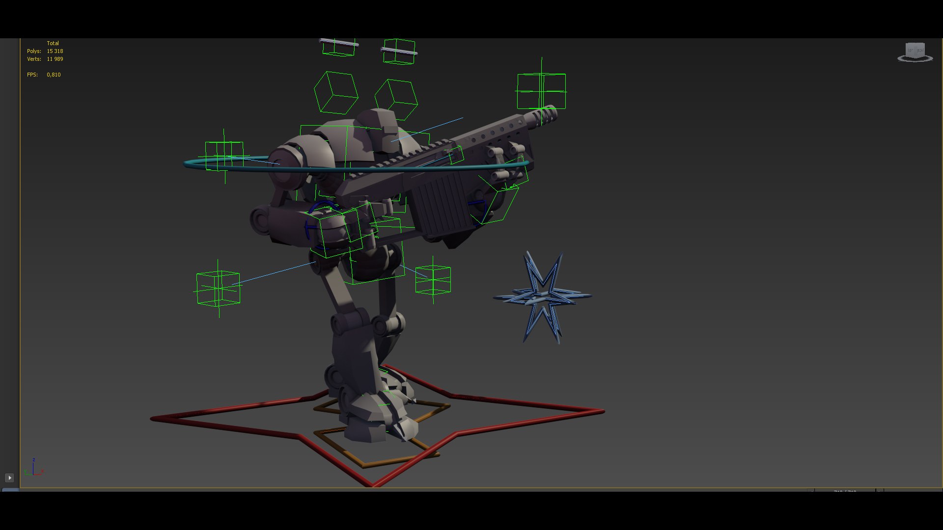 Free Robot Rigged 3d Model