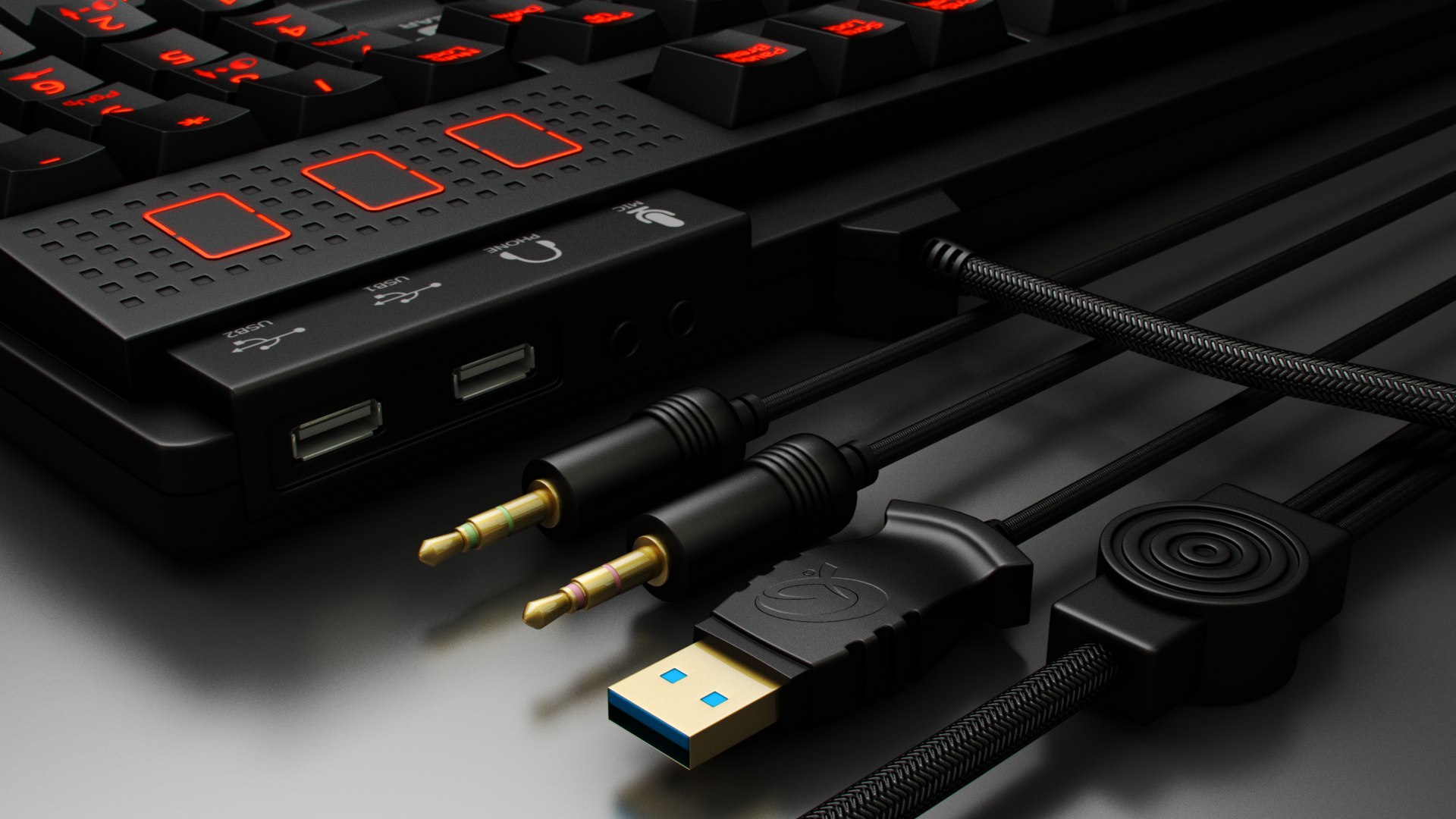 3d Model Of Qpad Keyboard