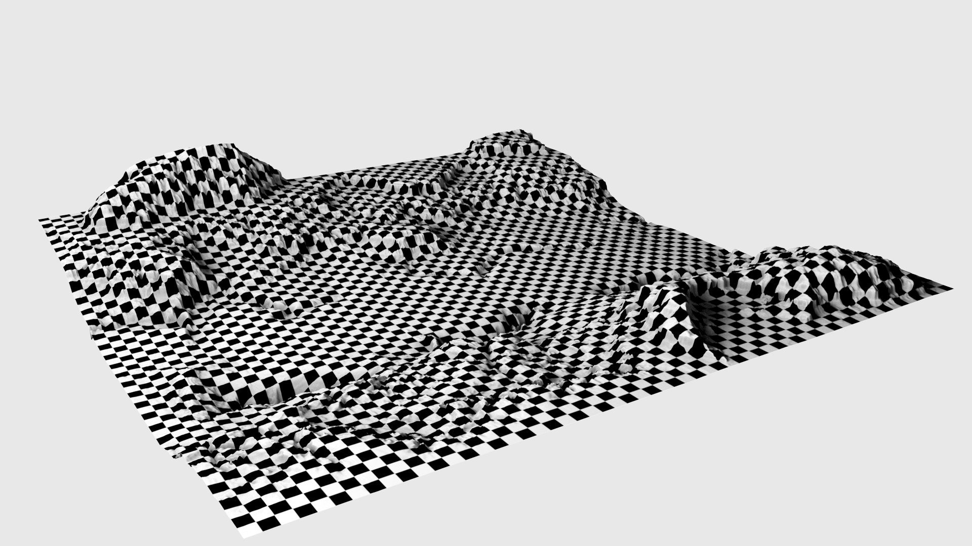 3D Model Cartoon Mountain Terrain With Canyon And Fissures - TurboSquid ...
