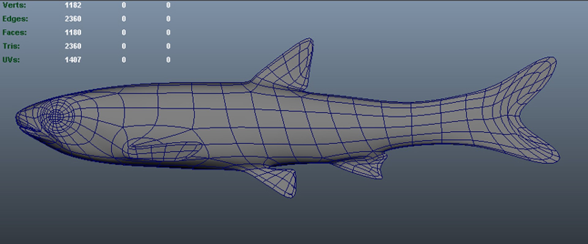 3ds Max Notropis Blennius River Shiner