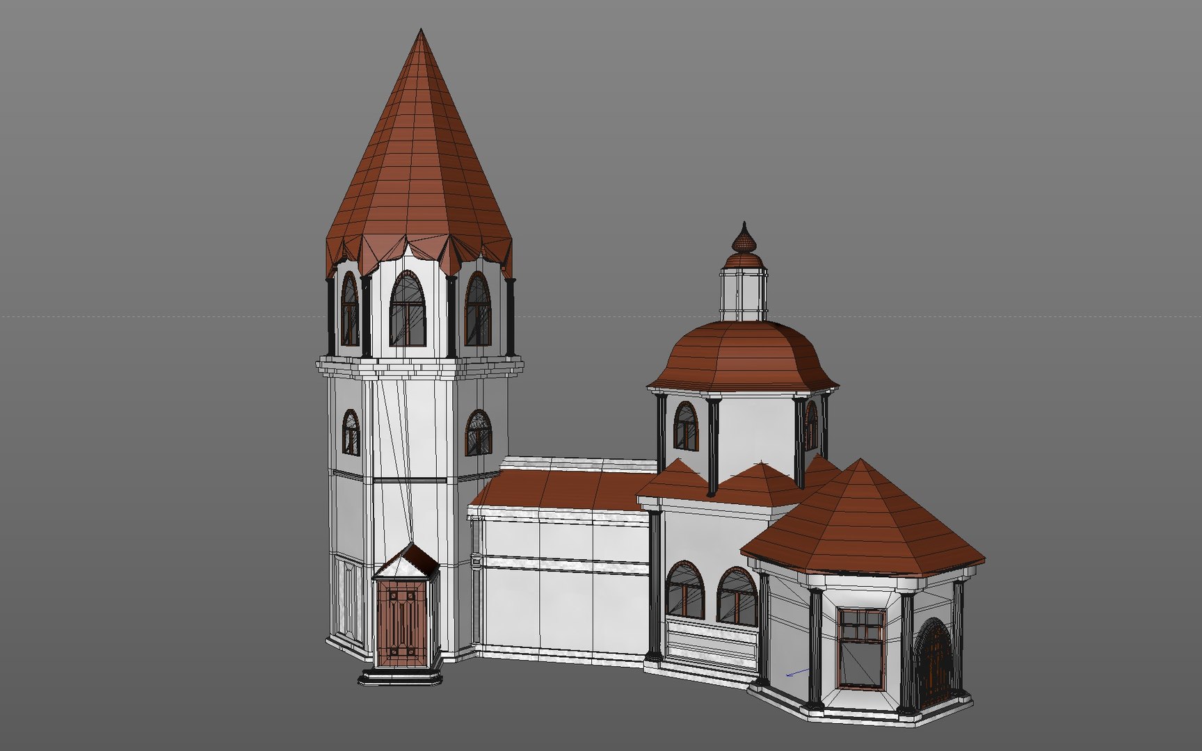 free church 3d model