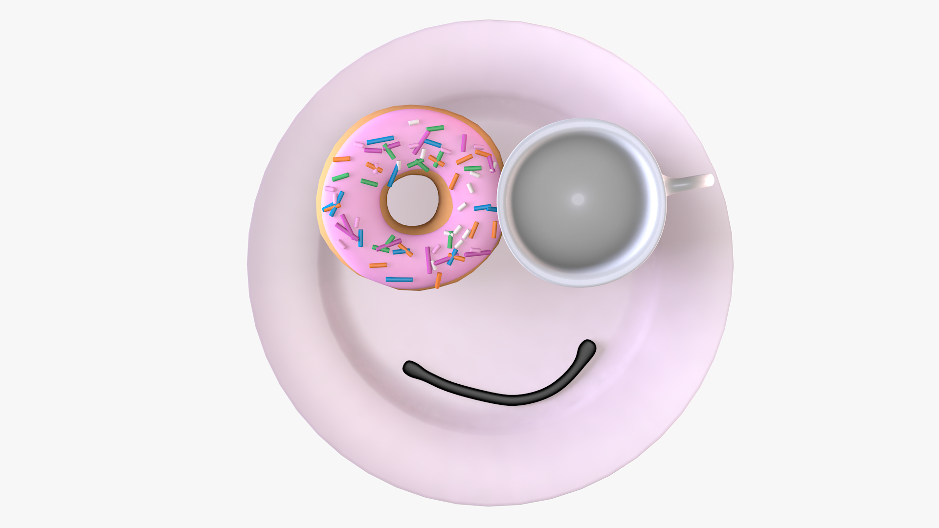 3D smile plate - TurboSquid 1813136