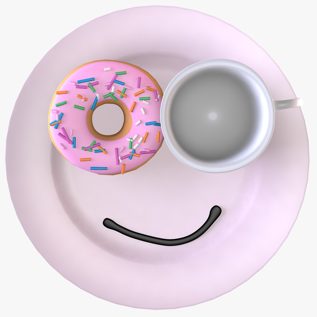 3D smile plate - TurboSquid 1813136