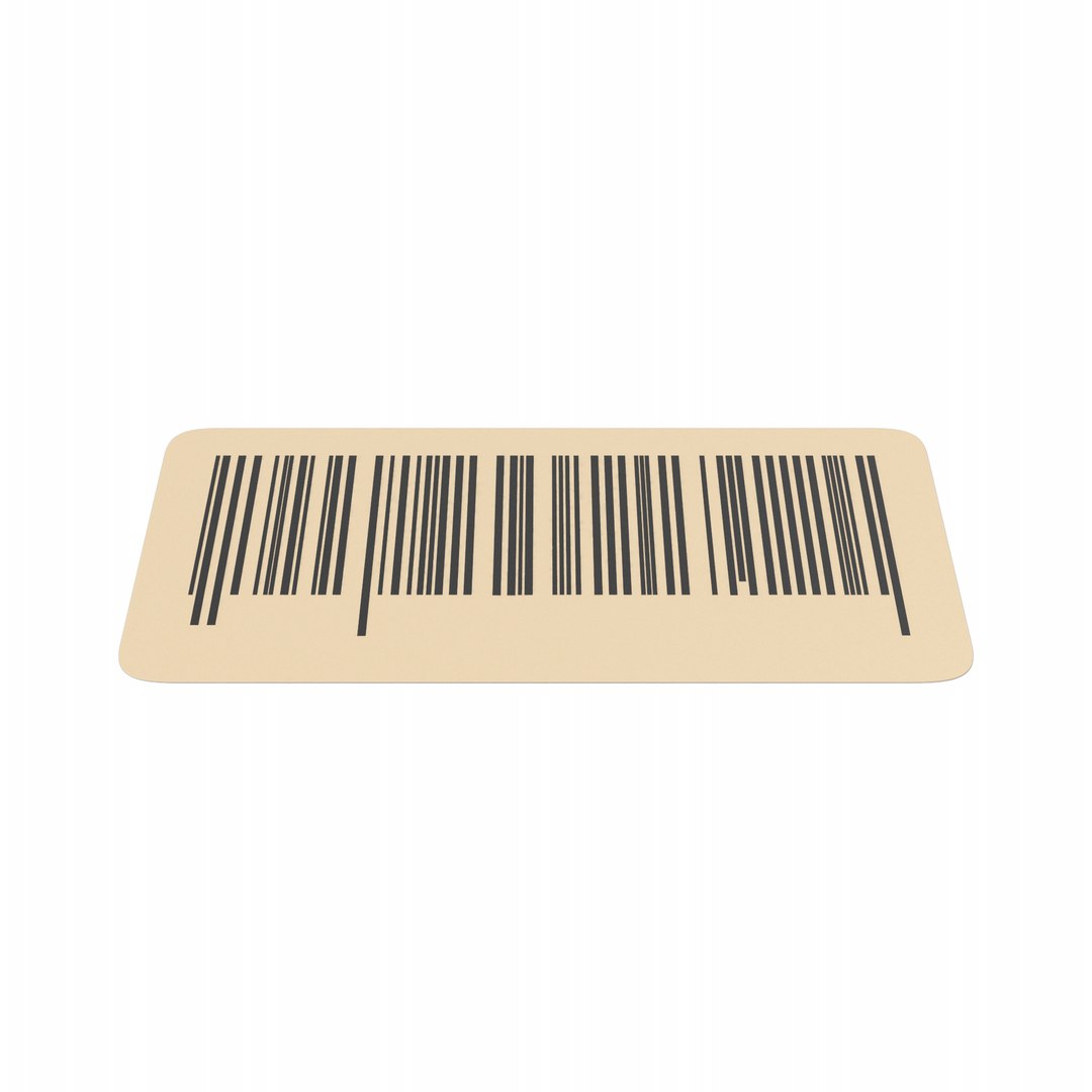Barcode Model - TurboSquid 2200808