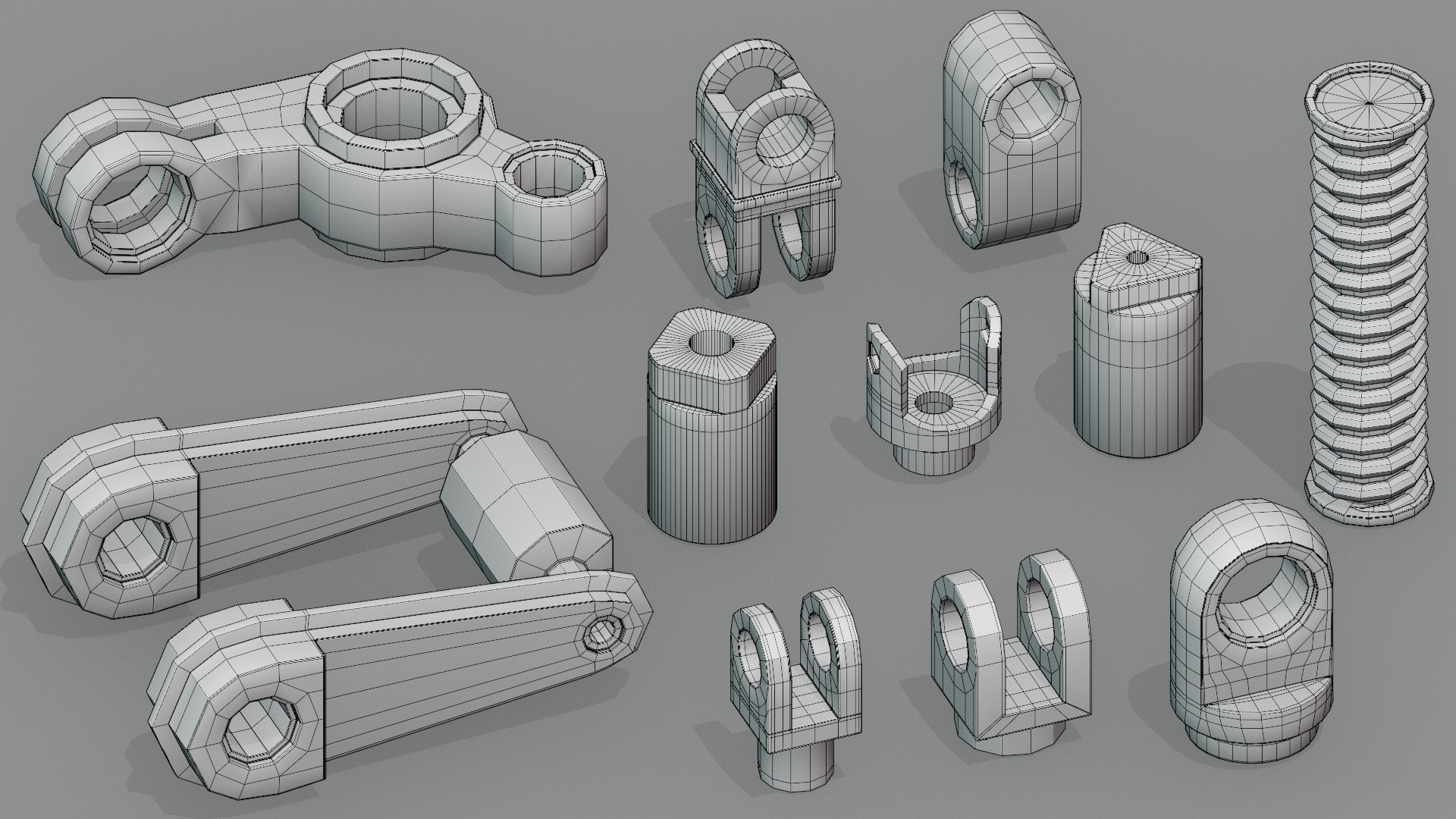 3D Model Hard Surface Industrial Kitbash - TurboSquid 1361684