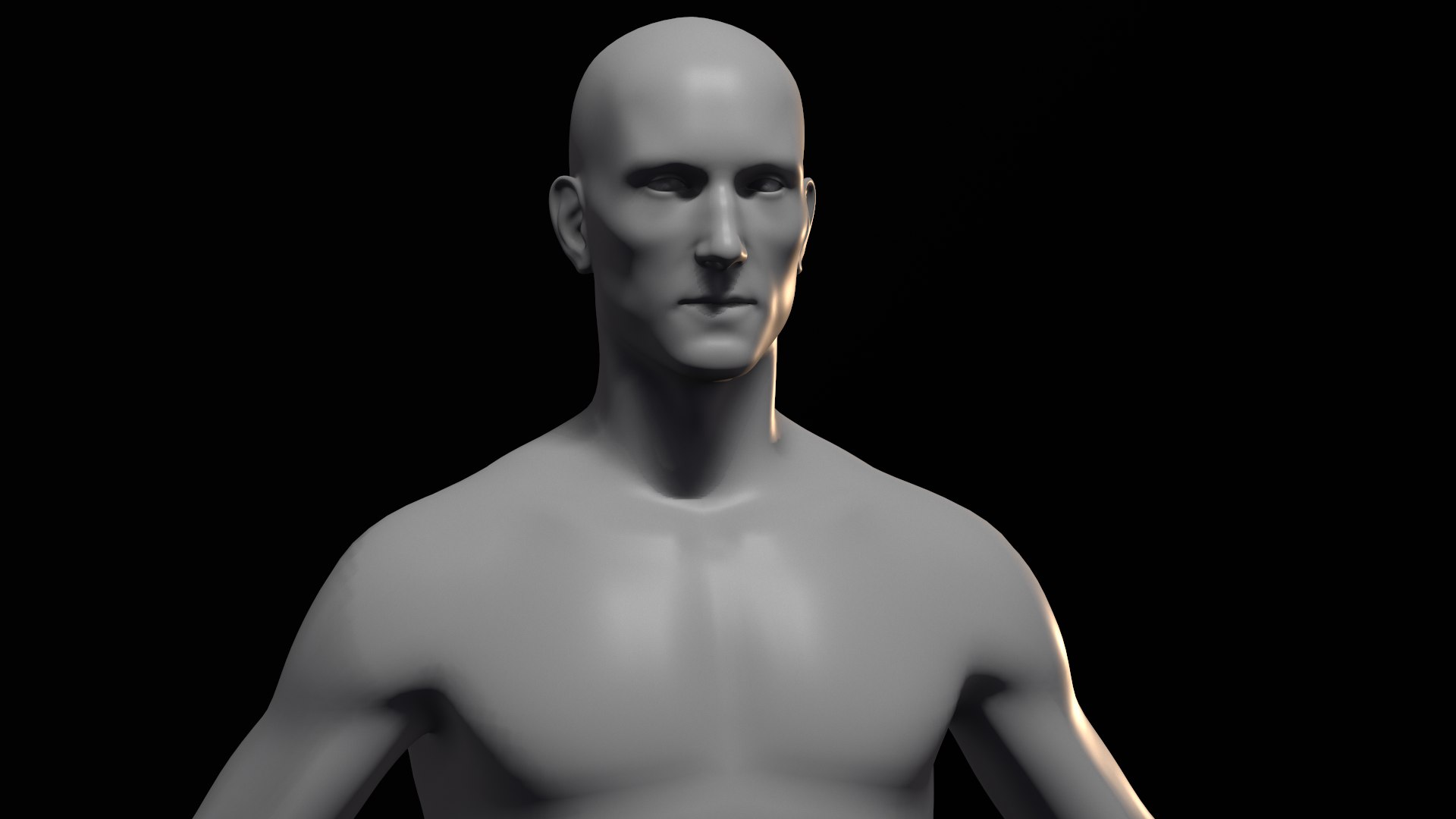 3D Male Body Base Mesh - TurboSquid 2319684