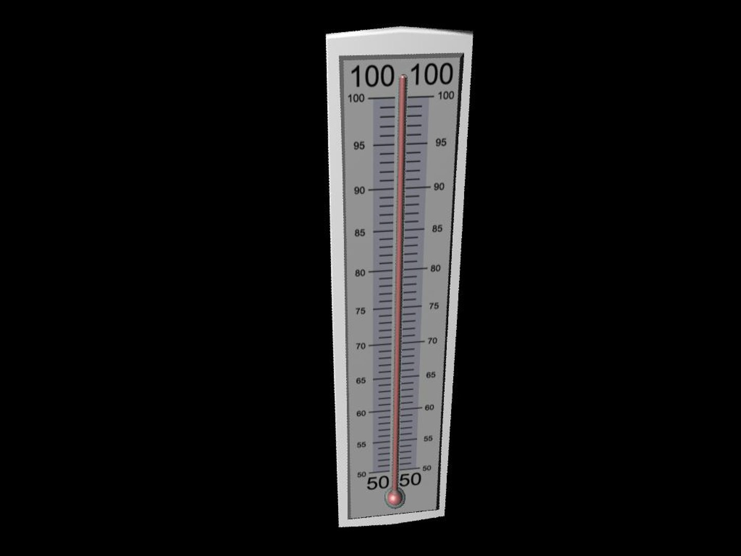 Thermometer Scale Obj