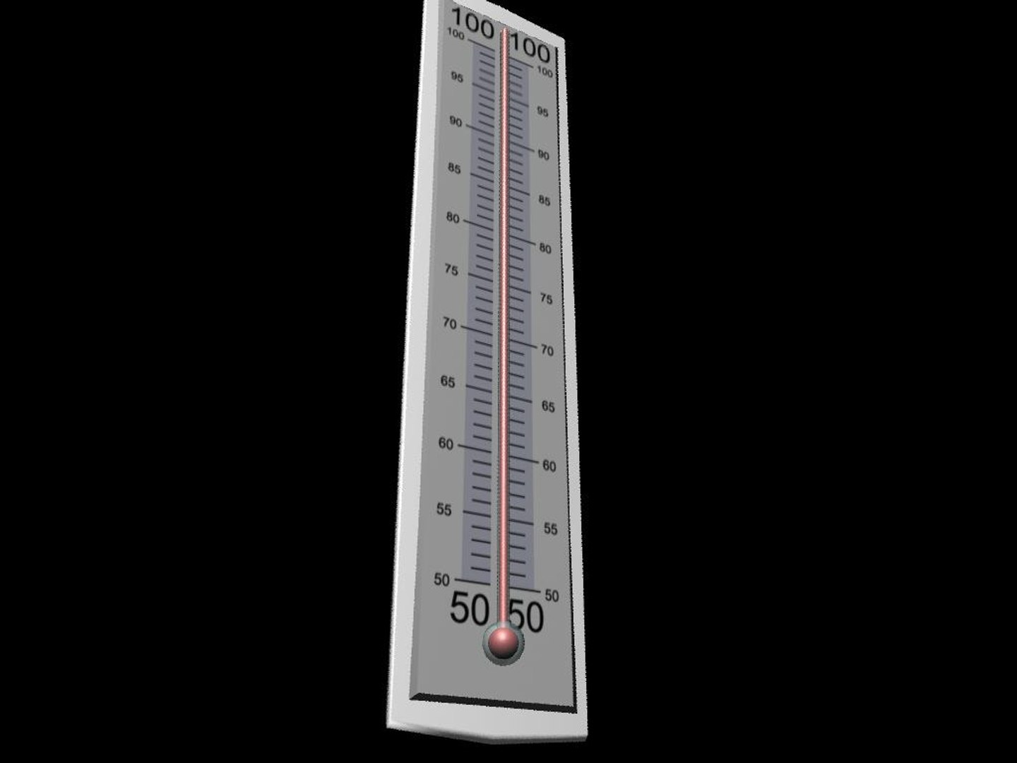 Thermometer Scale Obj