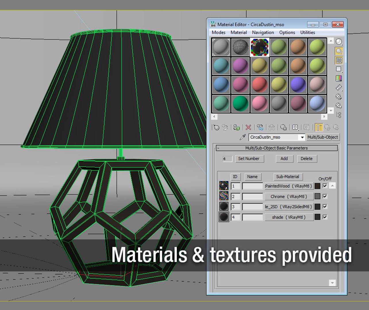 Ralph Table Lamp 3d Max
