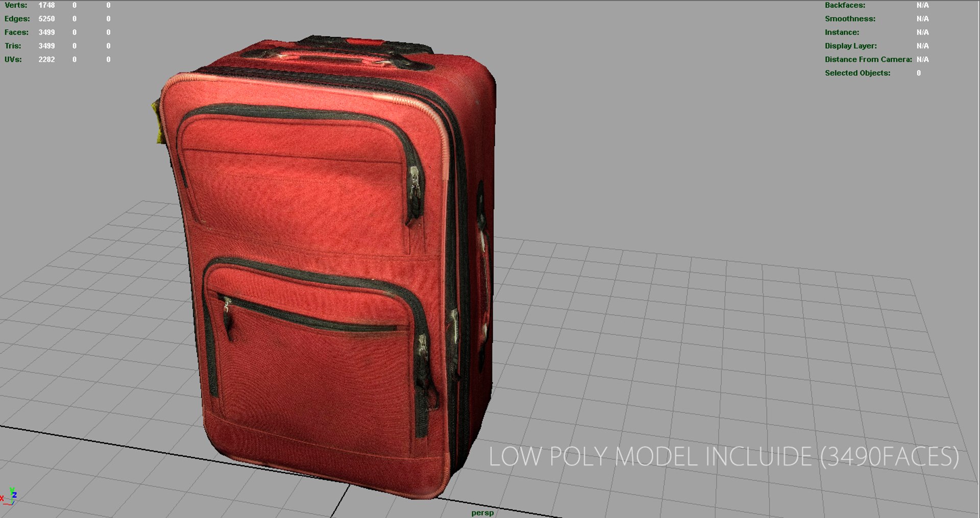 3D Suitcase Case - TurboSquid 1321129