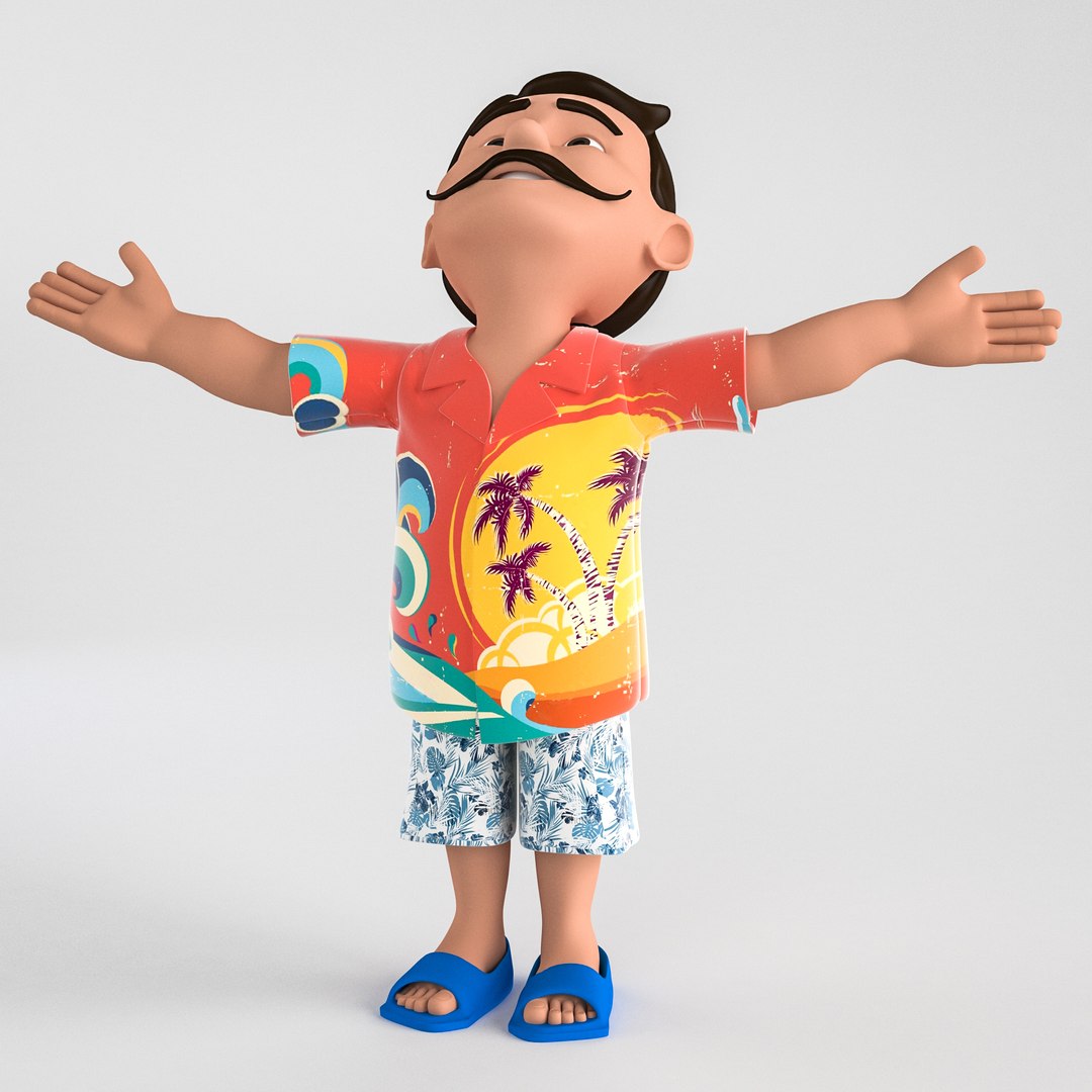 3D Toon Man - TurboSquid 1689872