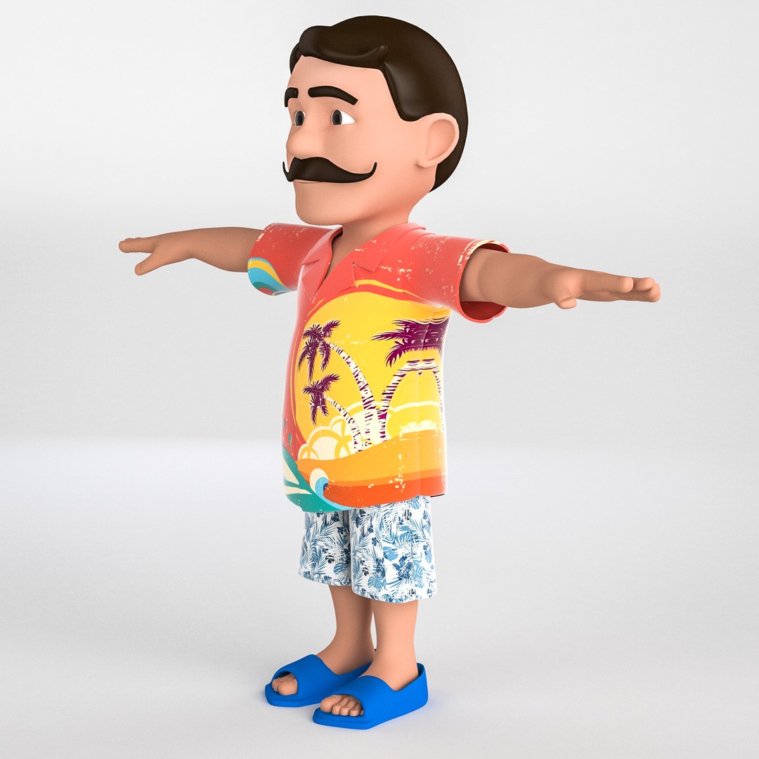 3D Toon Man - TurboSquid 1689872