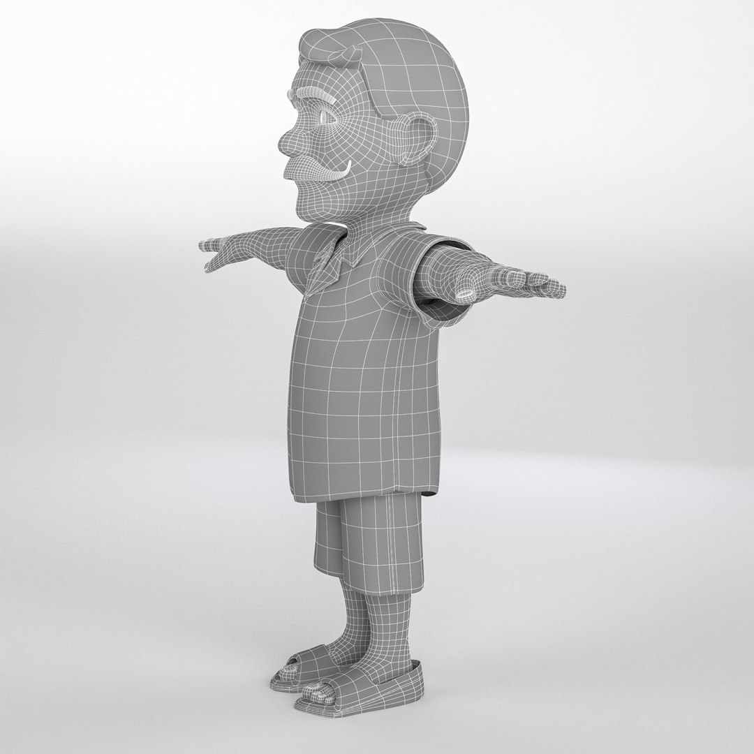 3D Toon Man - TurboSquid 1689872