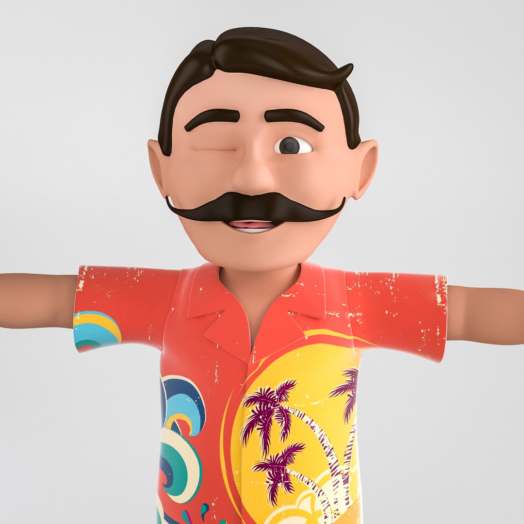 3D Toon Man - TurboSquid 1689872