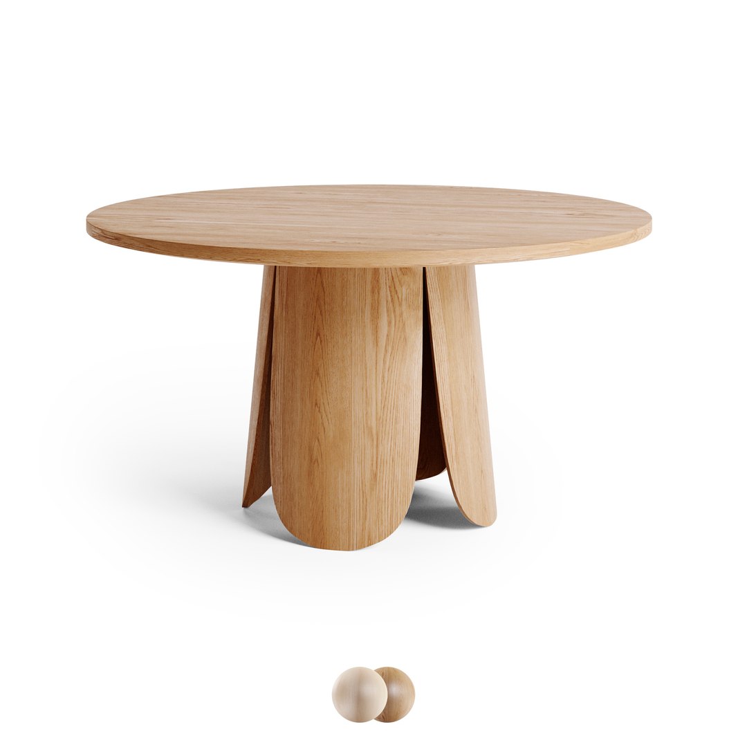 3D Bolia Dining Table Peyote Model - TurboSquid 2117886