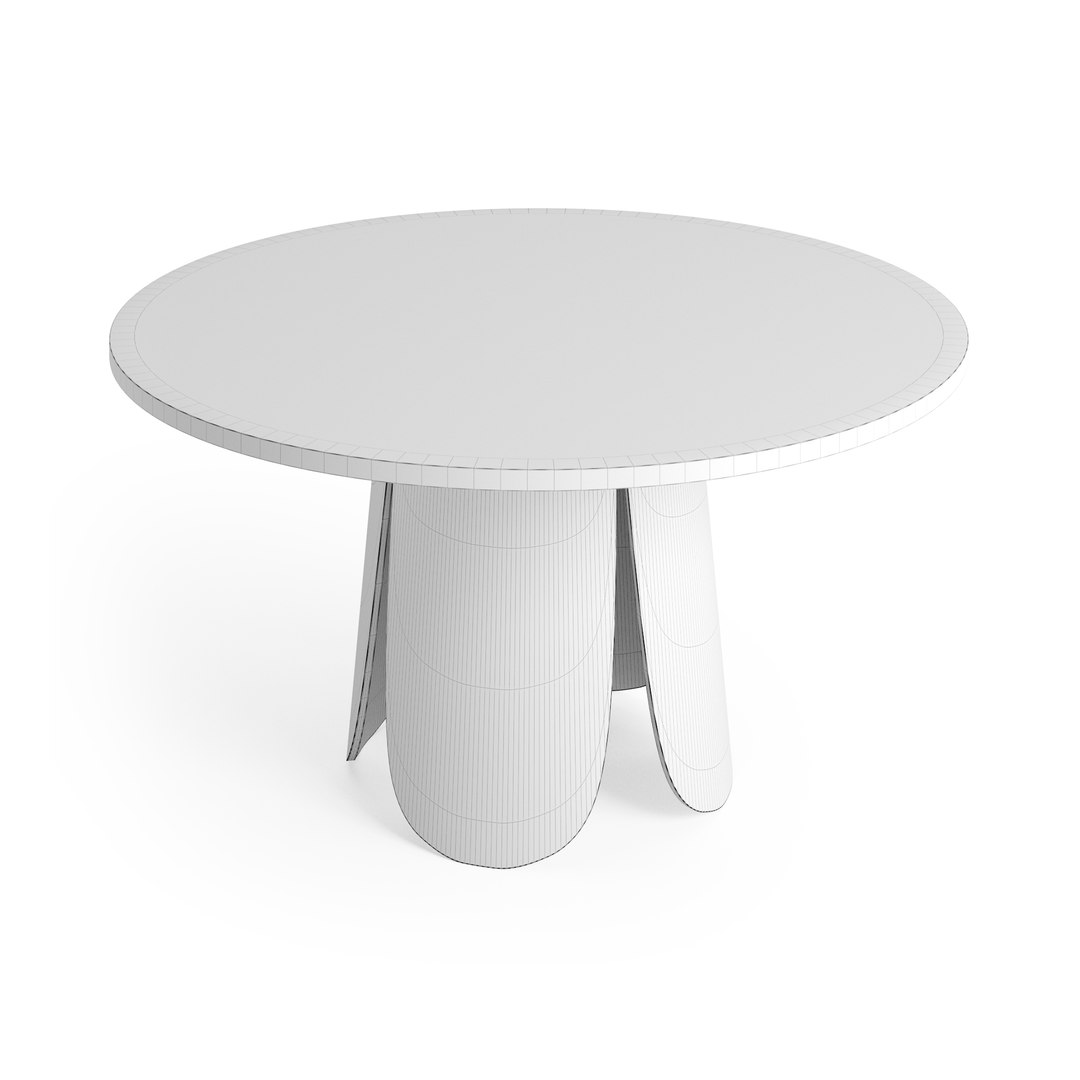 3D Bolia Dining Table Peyote Model - TurboSquid 2117886