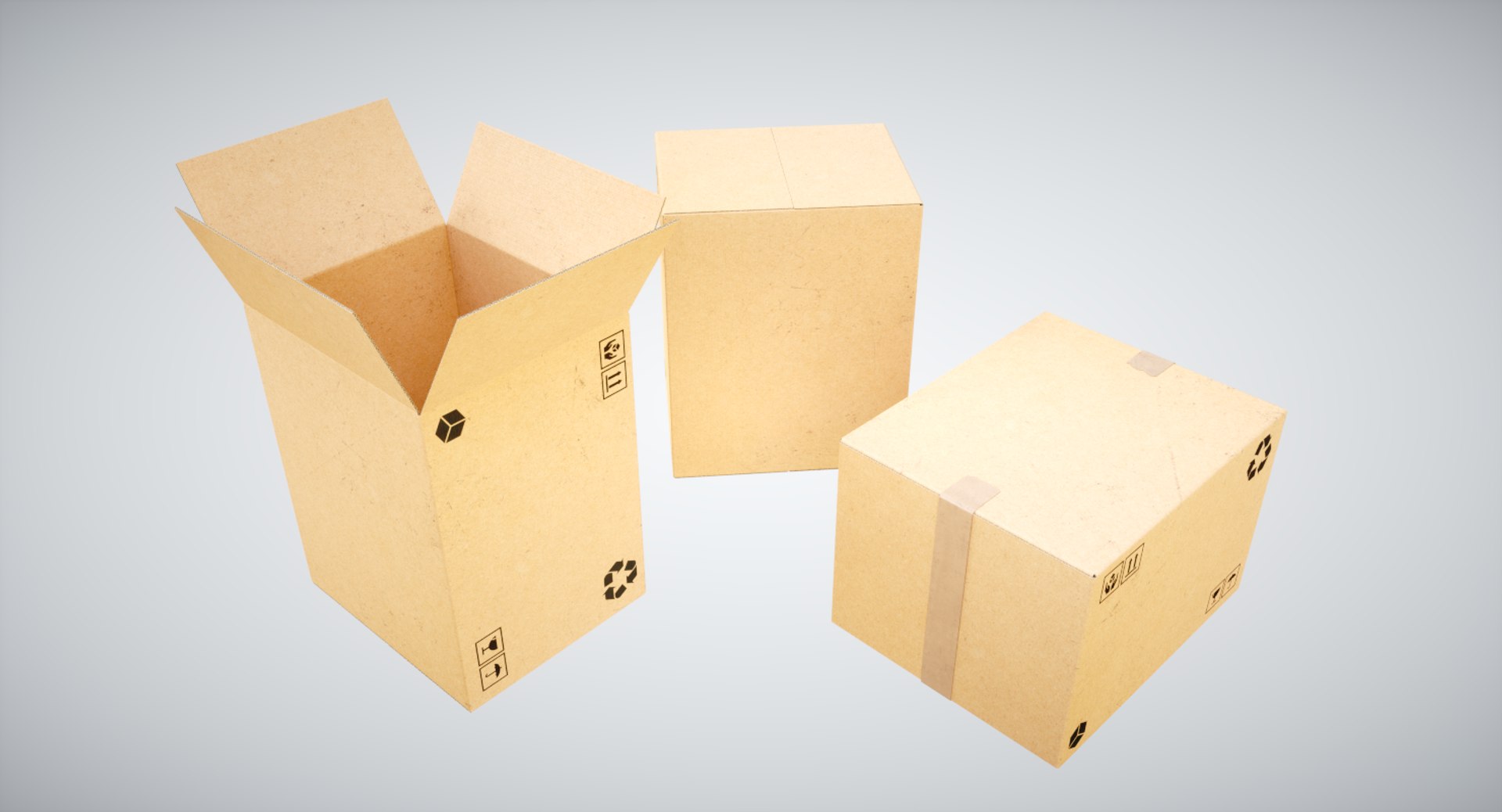 4k Box 3D Model - TurboSquid 1186504