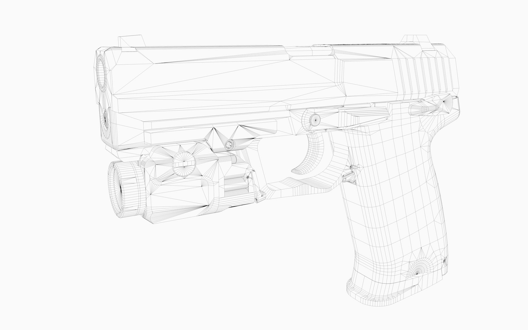 3d Hk Usp Model Turbosquid 2216431