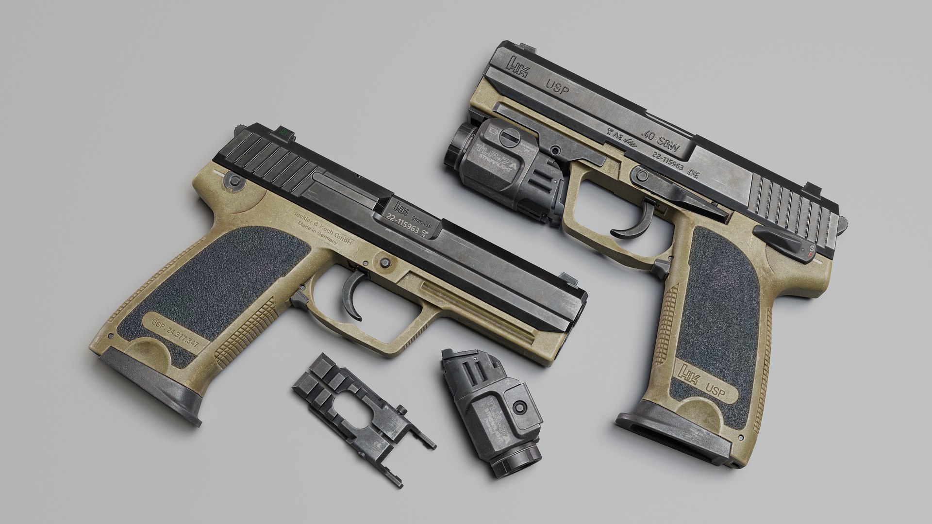 3d Hk Usp Model Turbosquid 2216431
