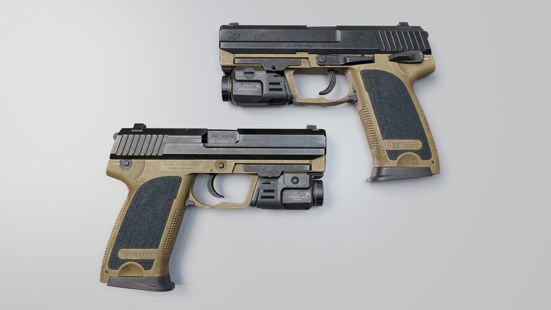 3D HK Usp Model - TurboSquid 2216431