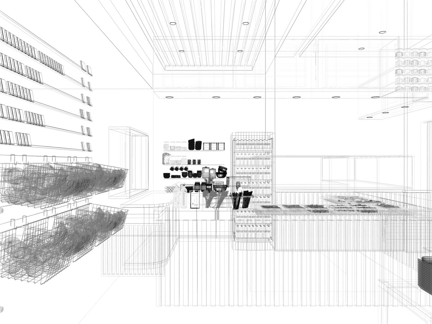 Fast Food Restaurant 3D Model - TurboSquid 2518452