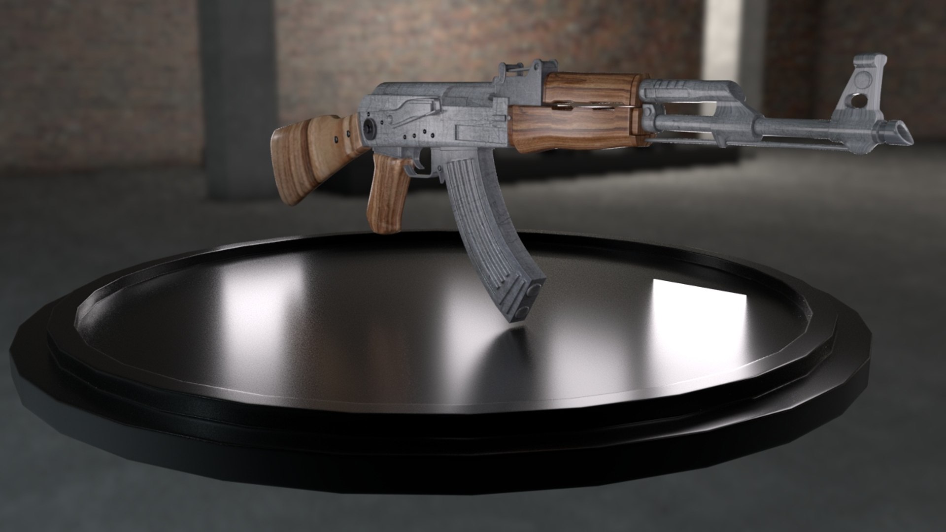 3D Ak-47 Model - TurboSquid 1673236